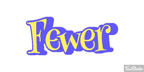 Fewer Word Animated Logo Designs