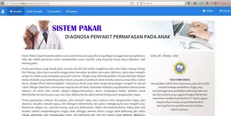 Contoh Aplikasi Sistem Pakar Metode Naive Bayes