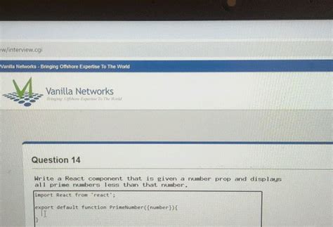Question 14 Write A React Component That Is StudyX