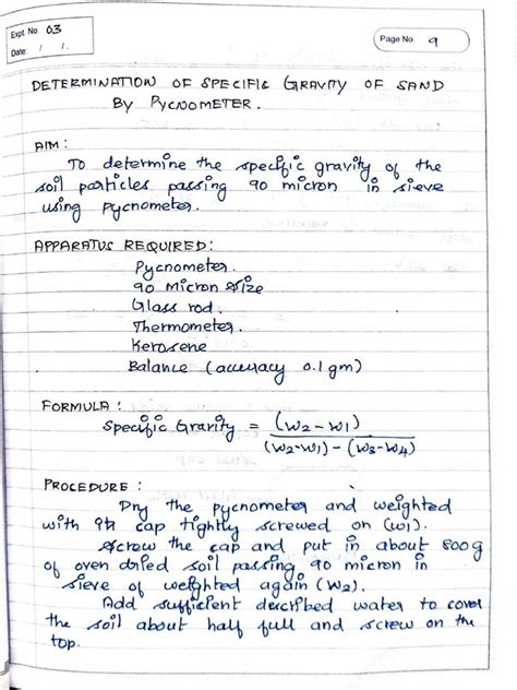 Specific Gravity Of Soil Solids Pdf