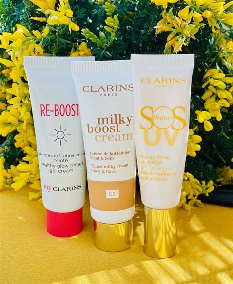 Monique test Clarins SOS Primer UV, Milky Boost Cream en Tinted gel-cream