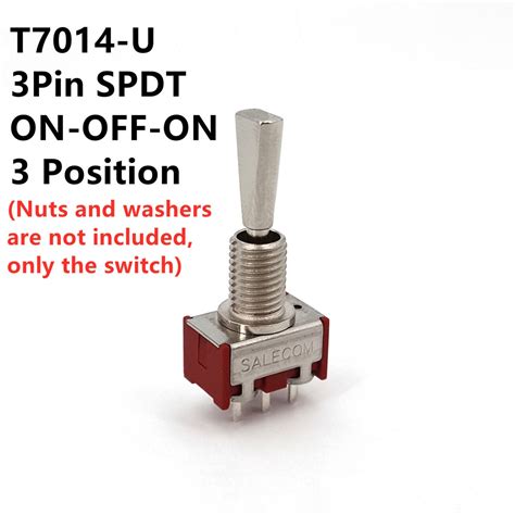 Sh T70 T Series Flat Handle 3pin Spdt Straight Pcb Grandado