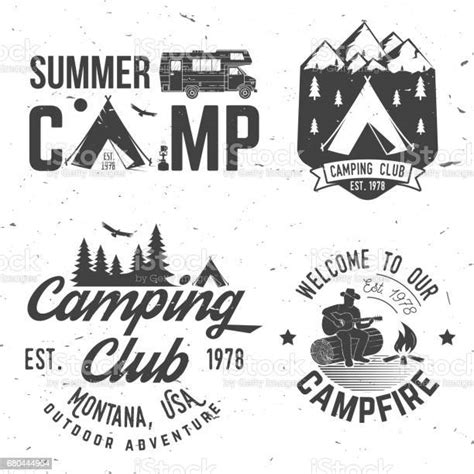 여름 캠프입니다 벡터 일러스트입니다 셔츠 나 인쇄 스탬프 또는 티에 대 한 개념 검은색에 대한 스톡 벡터 아트 및 기타 이미지 검은색 관광 교통수단 Istock