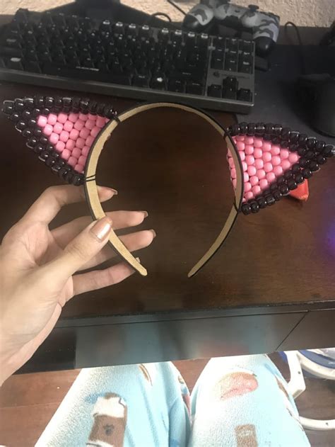 Pink Kandi Cat Ears Rkandi