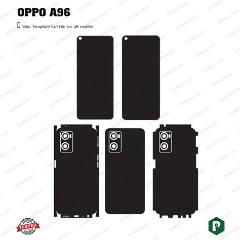Oppo A Cut File Template Vector