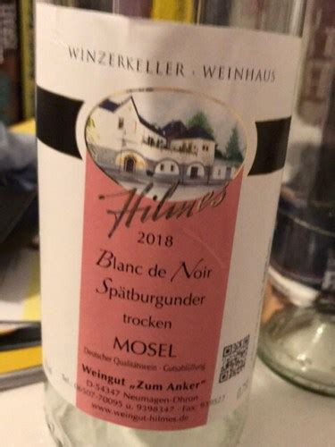 Zum Anker Hilmes Blanc De Noir Trocken Vivino US