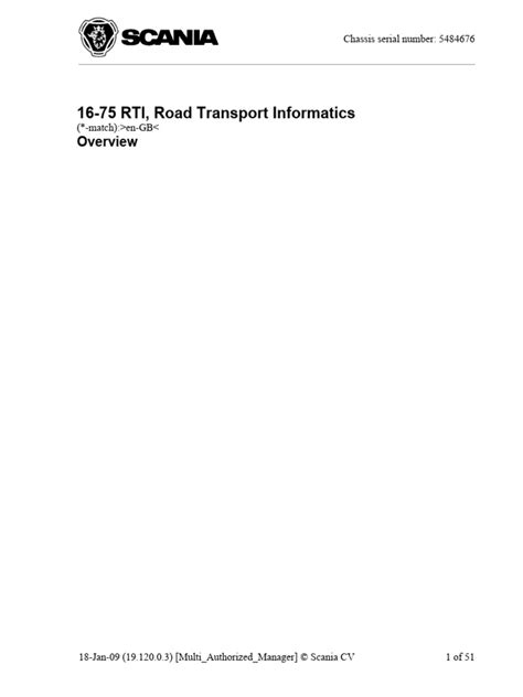 Rti Road Transport Informatics Overview Pdf