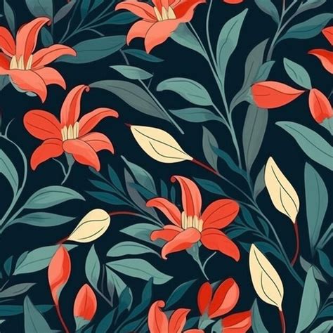 Premium Ai Image A Close Up Of A Bunch Of Flowers On A Dark
