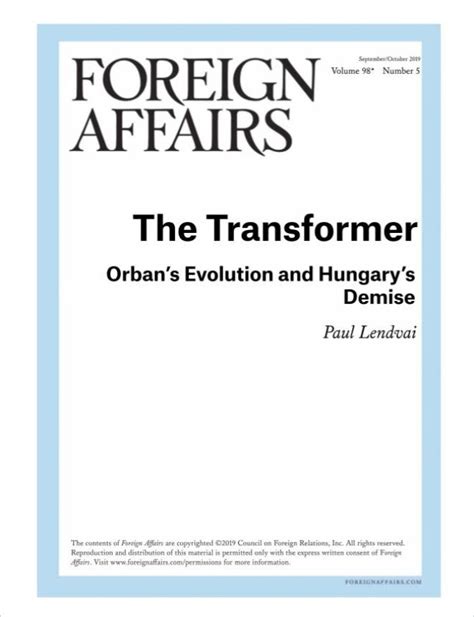 The Transformer By Paul Lendvai Book Summary Wizdomapp