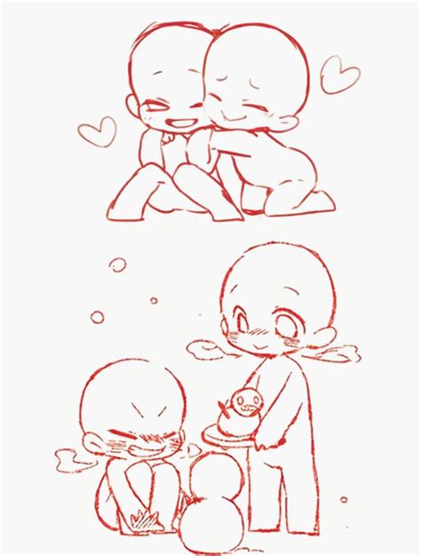 Chibi Base Chibi Art How To Draw Chibi Chibi Drawings Art Reference Poses Anime Poses Reference