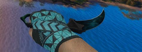 Steam Community Guide Cyan Karambit Cyanbit Pattern Guide