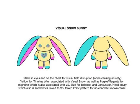 Plushie Dreadfuls Visual Snow Syndrome Plush Stuffed Animal