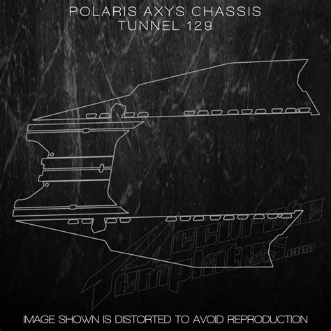 Polaris Indy Axys Chassis Tunnel 128 129 Accurate Templates