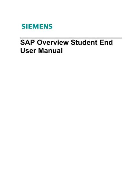 Sap Manual Pdf