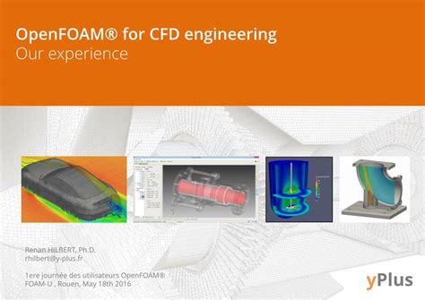 Pdf Openfoam® For Cfd Engineering Our Experiencejourneeutilisateursof