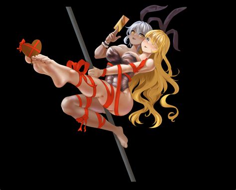 Original Absurdres Highres 2girls Animal Ears Bdsm Bondage Bound