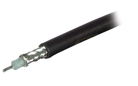 Coax Cable RG58 C U 50 Ohm Black PVC 1000m 50 Ohm 1 0 M 91058 1