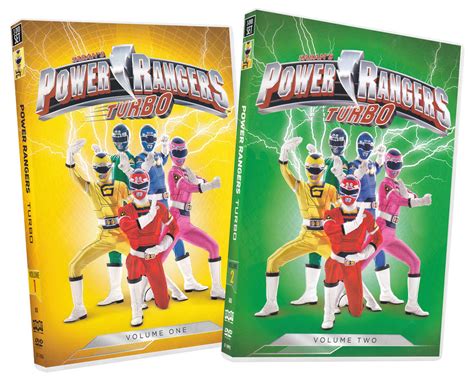 Power Rangers Turbo Volume 1 Volume 2 2 Pack On Dvd Movie