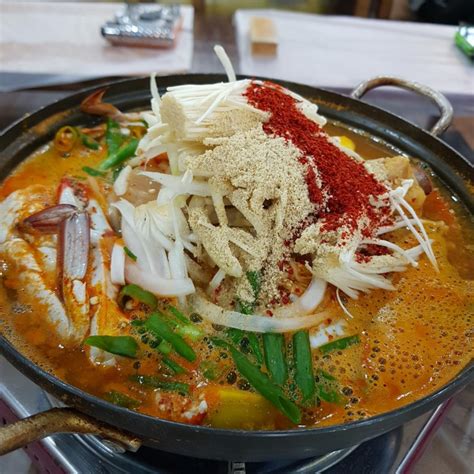 안면도맛집태안 안면도 꽃지 원조 꽃게집♥처음 먹어본 게국지에 반하다 네이버 블로그