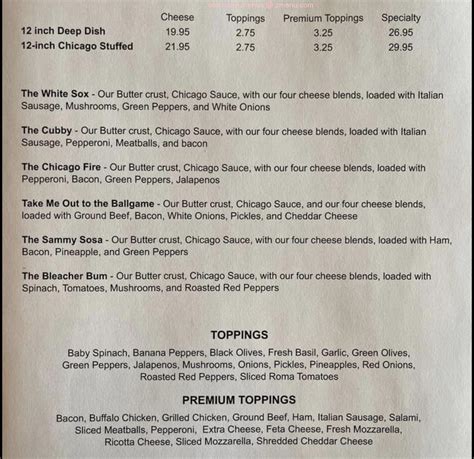 Menu At Pizza Ed Pizzeria Hartselle