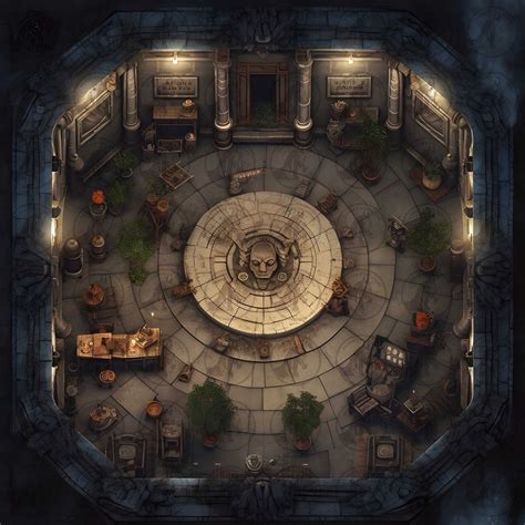 Dungeon Rooms Maps Dnd Battle Map Dandd Battlemap Dungeons And