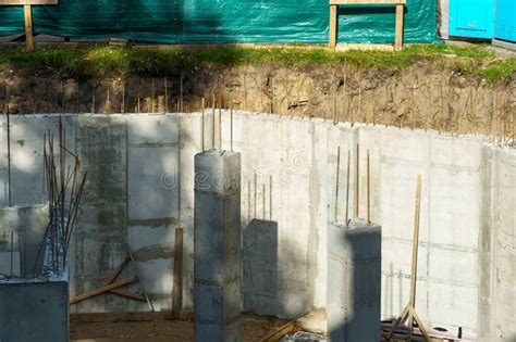 Building Foundation Construction Monolithic Concrete And Reinforced