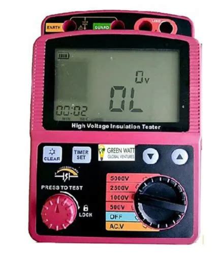 High Voltage Insulation Tester At 9000000 Inr In Gurugram Greenwatt