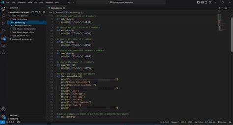 muthu munia rajan on linkedin 🚀 codsoft python programming internship
