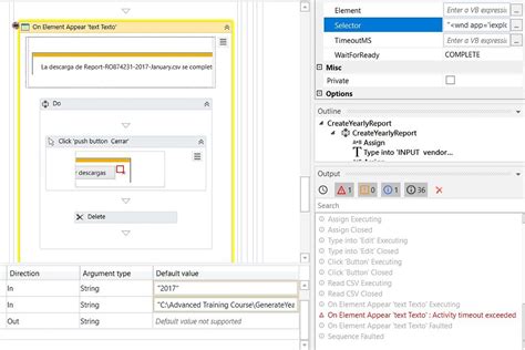 OnElementAppear Error Activity Timeout Exceeded Assignment Academy Feedback UiPath