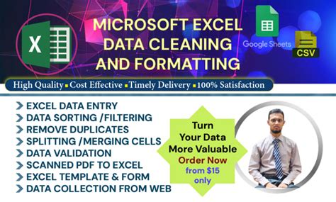 Do Excel Data Cleaning Formatting Typing And Splitting Perfectly By