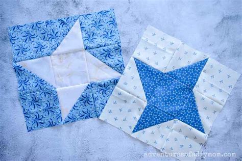 Friendship Star Quilt Block Pdf Pattern 5 Block Sizes Beginner