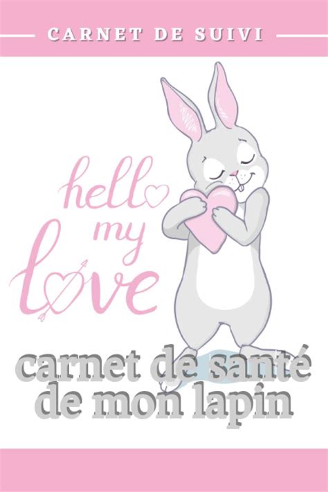 Buy Carnet de santé de mon lapin carnet de suivi pour lapin Cahier