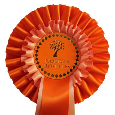 2 Tier Rosette Custom Printing