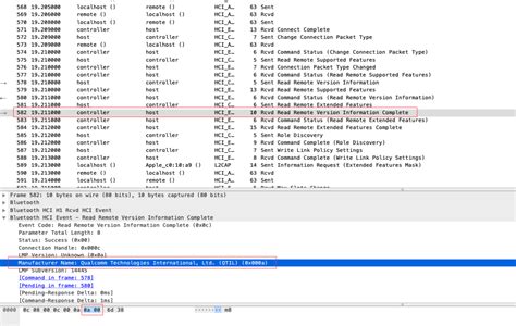 HCI 获取蓝牙厂商信息 天道酬勤DW 博客园