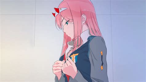 Download Green Eyes Pink Hair Blush Zero Two Darling In The Franxx