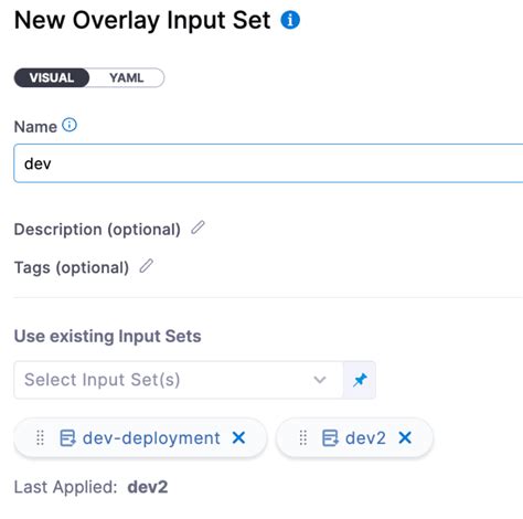 Manage Input Sets At Scale Harness Developer Hub