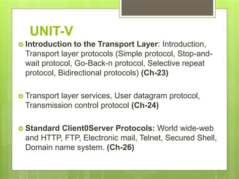 Computer Network Syllabus Pptx