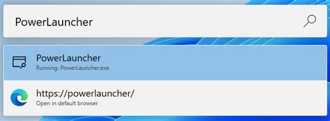 PT Run Should Not Show PowerLauncher Exe As A Result In Window Walker