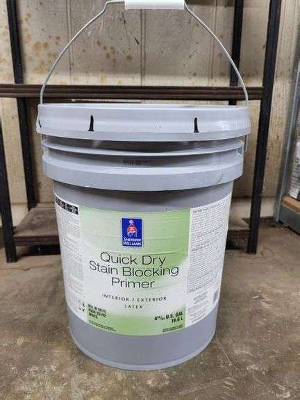 5 Gallon Stain Blocking Primer ~ Cash Only ~ Row 4 Texas Online