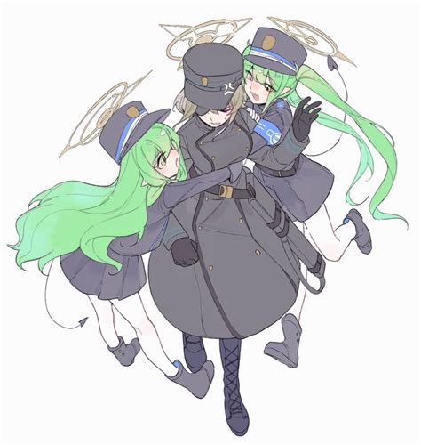 Nozomi Hikari And Suou Blue Archive Drawn By Carnivalaki Danbooru