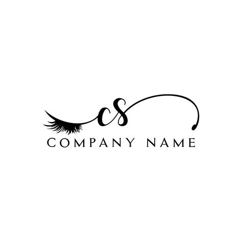 Initial Cs Logo Handwriting Beauty Salon Fashion Modern Luxury Letter