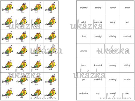 Pexeso Synonyma Český Jazyk Učiteléučitelůmcz Pexeso Synonyma Český Jazyk Učiteléučitelůmcz