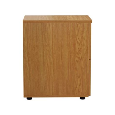 Essentials Filing Cabinet 2 Drawer Fsc Nova Oak