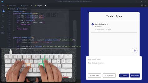 Asmr Programming Awesome Todo List App With Javascript No Talking
