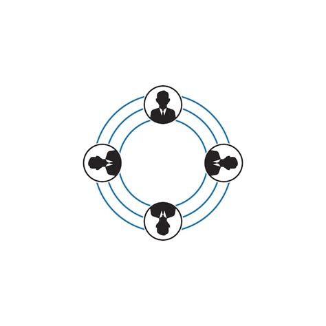 Premium Vector People Network Icon