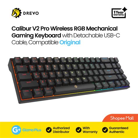 DREVO Calibur V2 PRO RGB Bluetooth Keyboard 5 0 TTC Gaming Keyboard Shopee Philippines