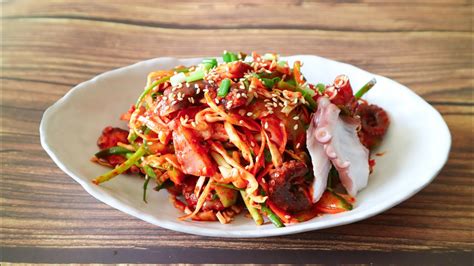 쫄깃 새콤달콤 문어초무침 만들기 문어요리~ ㅣ 재키쿡 Youtube