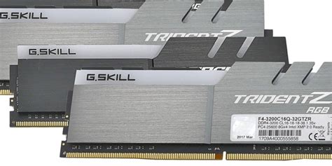 G Skill Tridentz Rgb 32gb Ddr4 3200mhz Ddr4 With Rgb Lighting Kitguru
