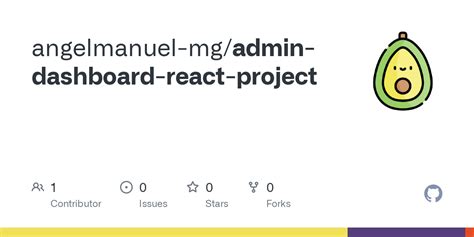 GitHub Angelmanuel Mg Admin Dashboard React Project