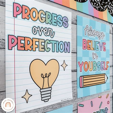 Inspirational Classroom Posters Cutesy Classroom Theme Miss Jacobs